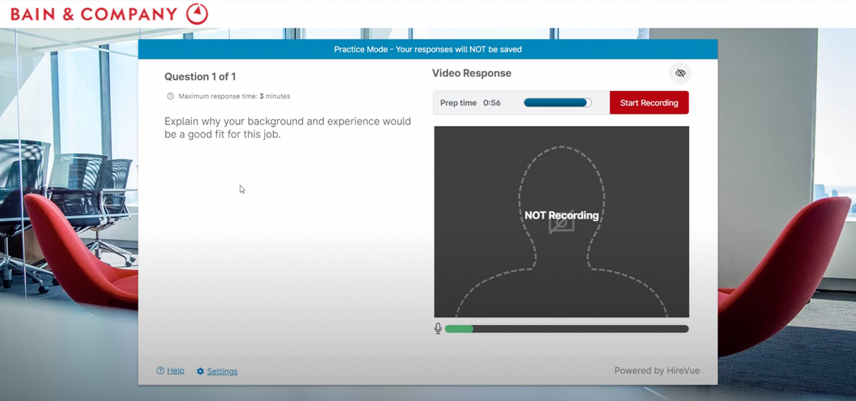 Bain HireVue Interview: Questions, Answers & Preparation | MConsultingPrep