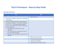 Tips and Techniques | MConsultingPrep
