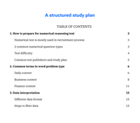 Numerical Reasoning Test | MConsultingPrep