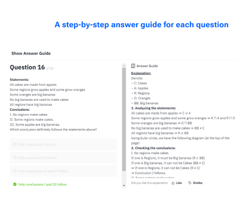 Deductive Reasoning Test | MConsultingPrep